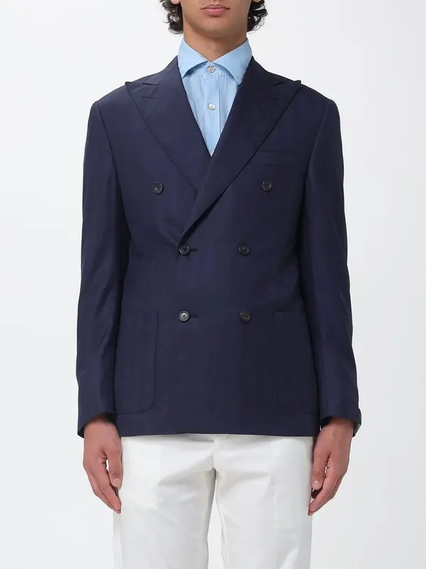 Corneliani Double Breasted Blazer