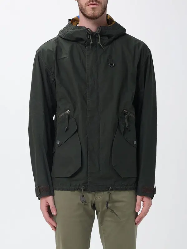 Barbour Westoe Coated Cotton Jacket - Green