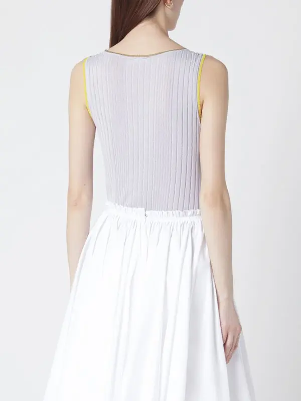 ROBERTO COLLINA Viscose Knit Top - Lilac