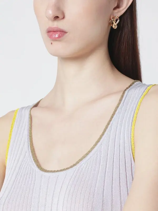 ROBERTO COLLINA Viscose Knit Top - Lilac
