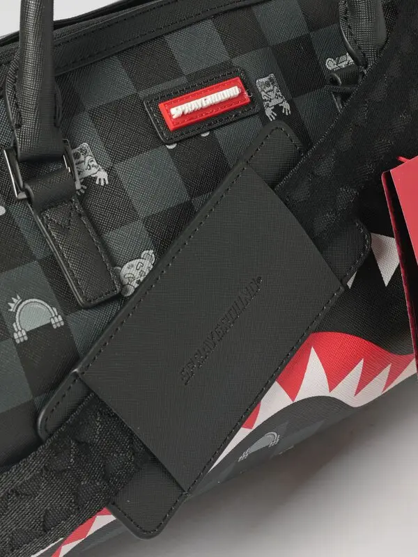SPRAYGROUND Saffiano Coated Cotton Duffle Bag