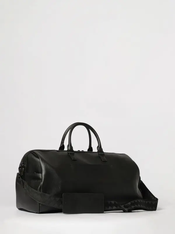 SPRAYGROUND Faux Leather Duffle Bag With Embossed Logo