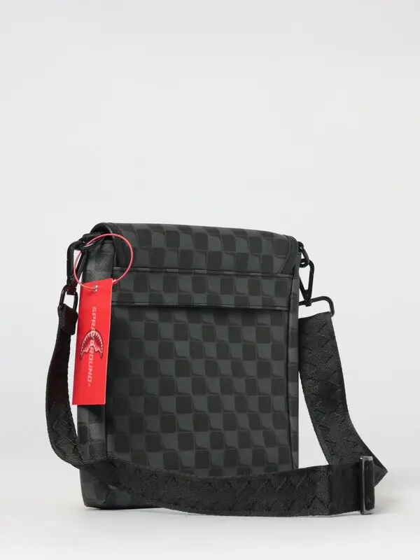 SPRAYGROUND Shark Mouth Checkered Shoulder Bag