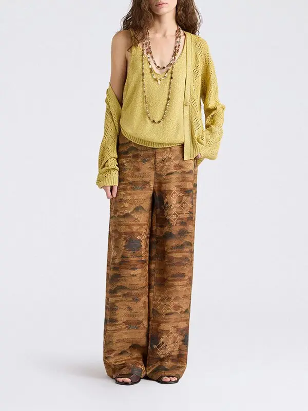 Momoni David Lurex Viscose Knit Top