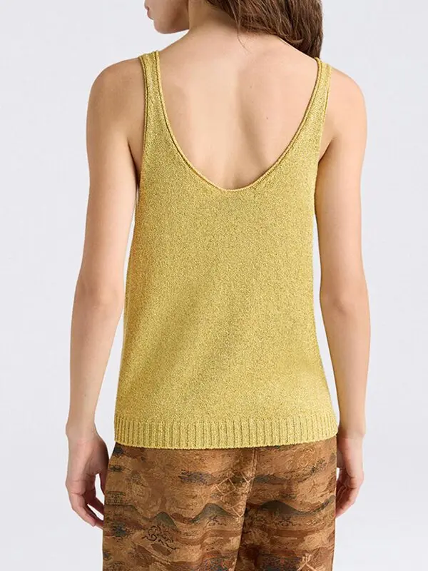 Momoni David Lurex Viscose Knit Top