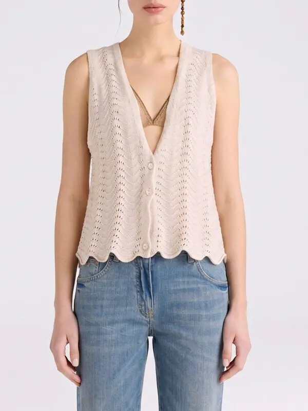 Momoni Cotton Knit Vest