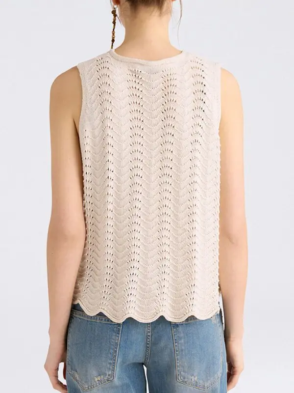 Momoni Cotton Knit Vest