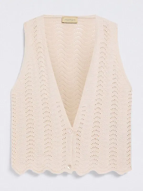 Momoni Cotton Knit Vest