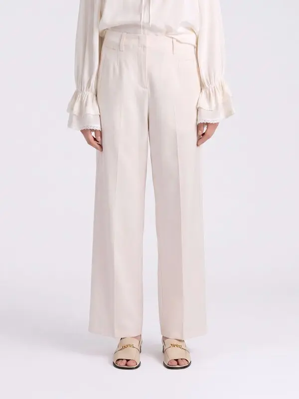 Momoni Cotton Blend Classic Trousers