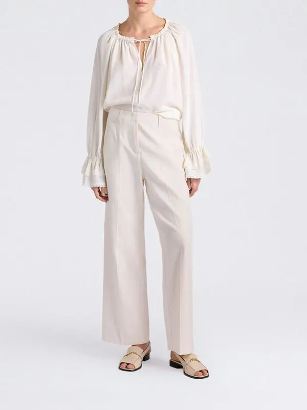 Momoni Cotton Blend Classic Trousers