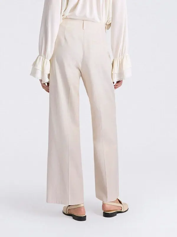 Momoni Cotton Blend Classic Trousers