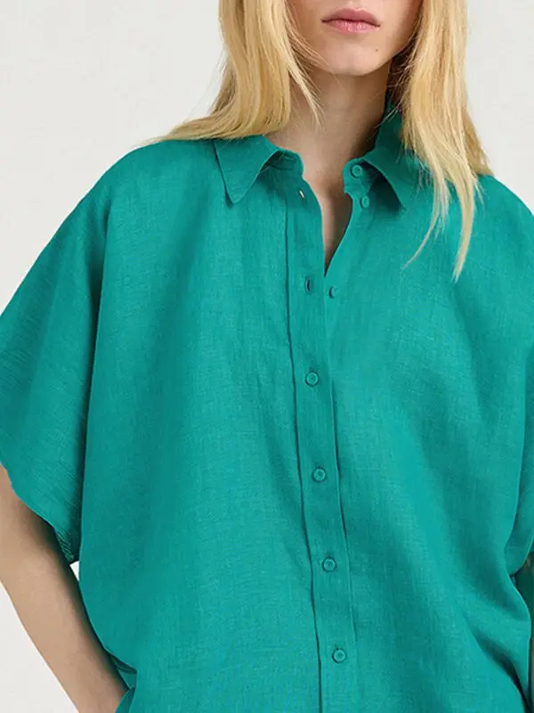 Momoni Shirt - Emerald