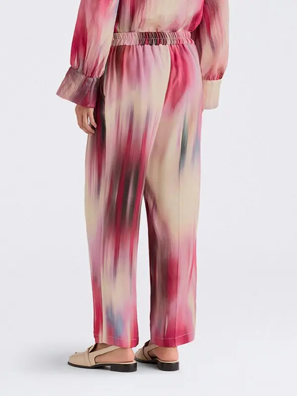 Momoni Printed Viscose Palazzo Trousers