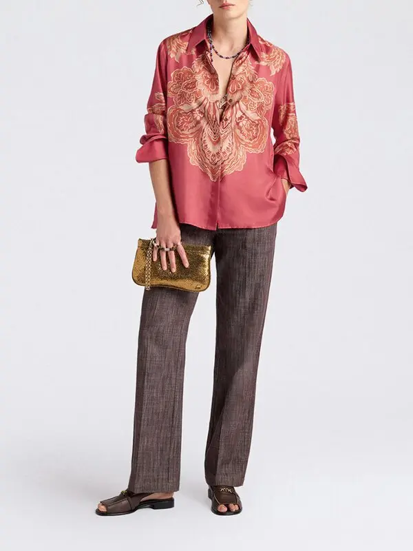 Momoni Printed Silk Shirt
