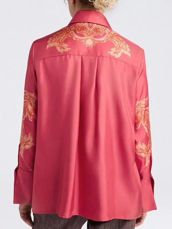 Momoni Printed Silk Shirt