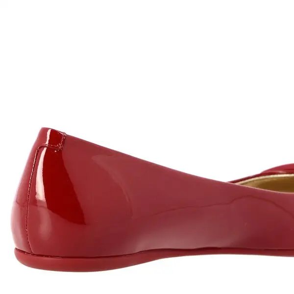 ROGER VIVIER Gommette Patent Leather Ballerina Flats - Red