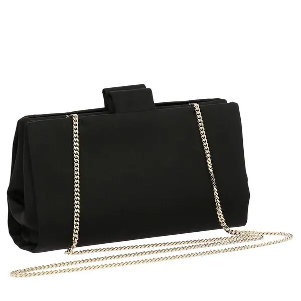 ROGER VIVIER Embellished Clutch With Metal Chain