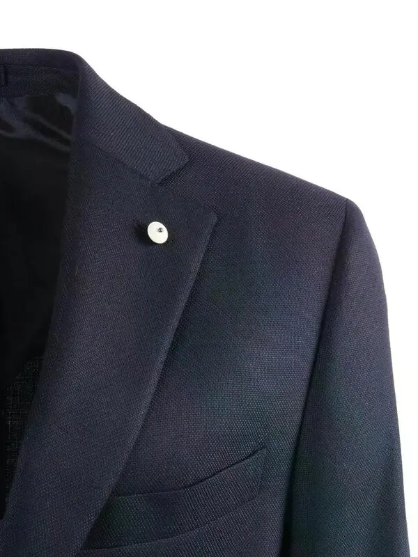 L.B.M. 1911 Lapel-pin Single-breasted Blazer