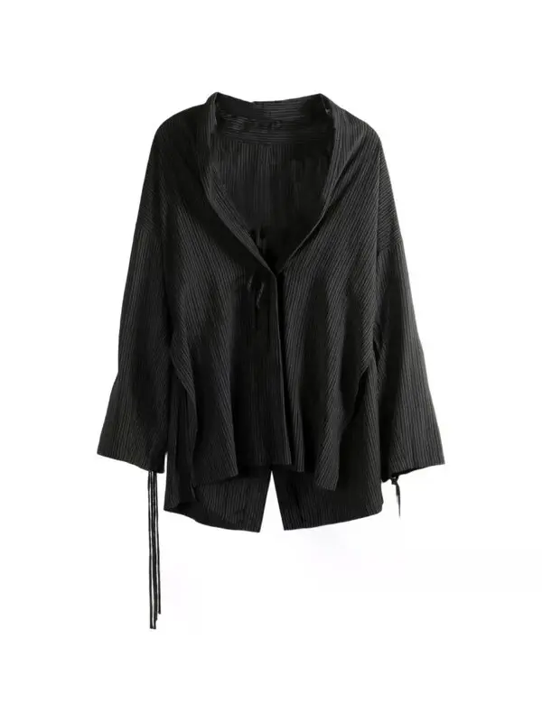 Yohji Yamamoto Pinstripe Jacket - Black
