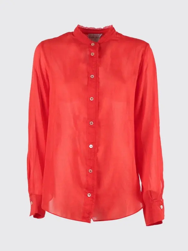 FORTE_FORTE Cotton And Silk Shirt - Red