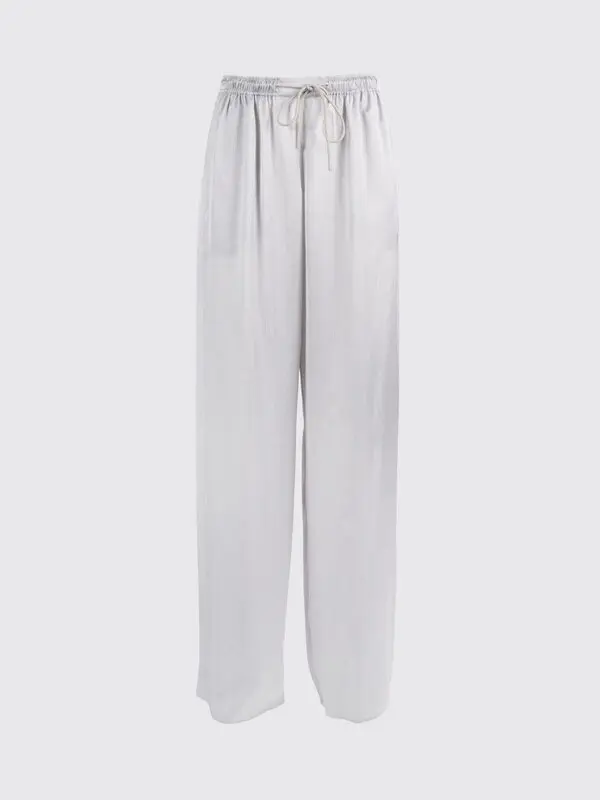 Emporio Armani Striped Crêpe Wide-leg Trousers