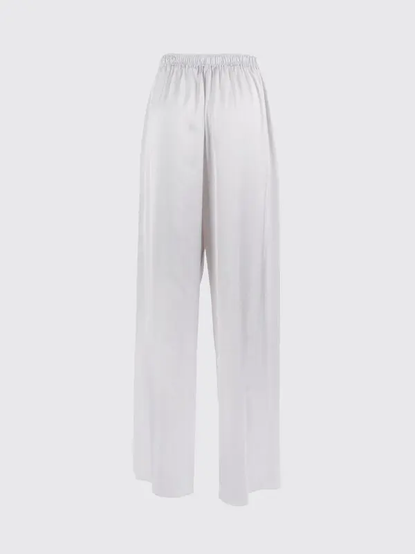Emporio Armani Striped Crêpe Wide-leg Trousers