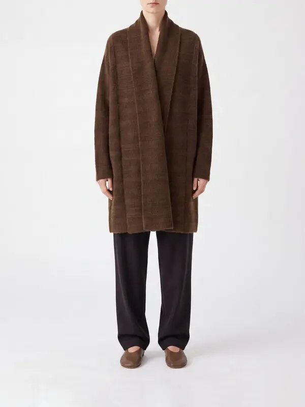 THE ROW Cashmere And Silk Blend Cardigan - Brown