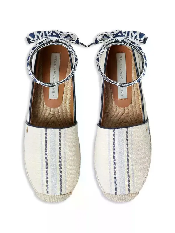 Stella McCartney Gaia Striped Espadrilles