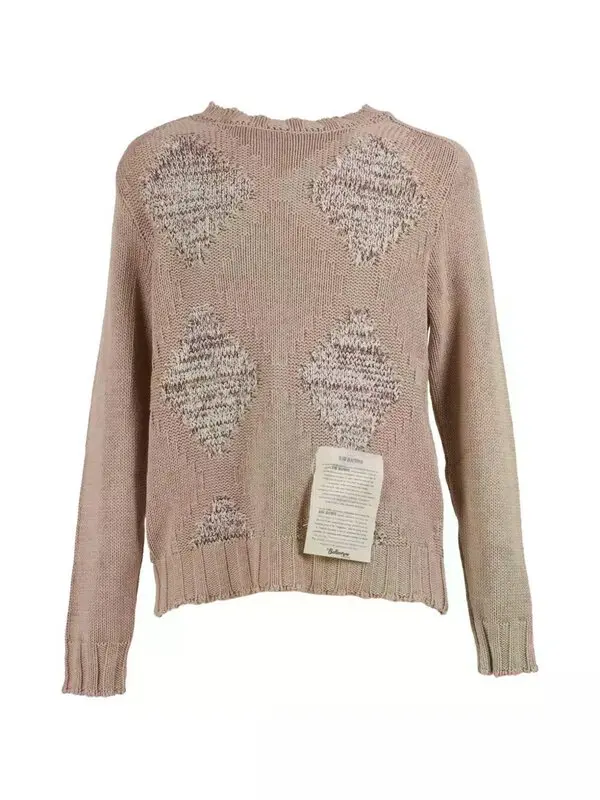 BALLANTYNE Raw Diamond Intarsia-knit Sweater