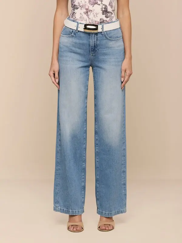 L'Agence Scottie Wide-leg Jean - Grant