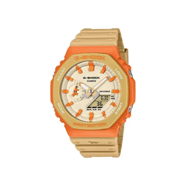 G-SHOCK BY CASIO Maison Kitsuné 2100 Series Watch - Orange