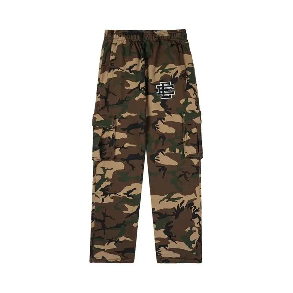ERIC EMANUEL Ee Cargo Sweatpant 'woodland Camo - Brown