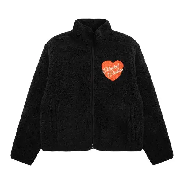 MARKET X Betty Boop Heart Logo Fleece Jacket