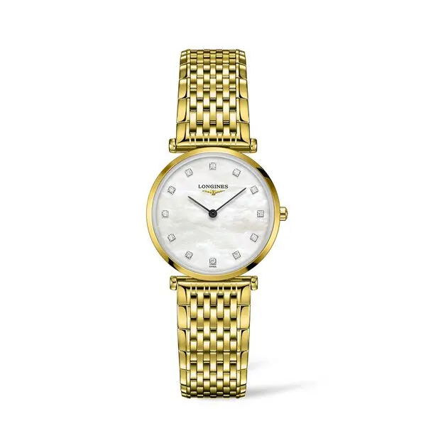 LONGINES La Grande Classique De White Mother-of-pearl Dial Watch - Stainless Steel