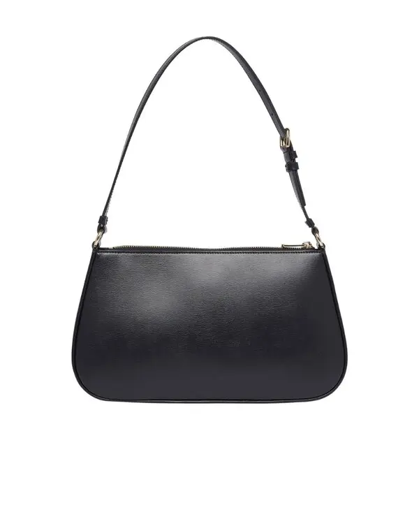 FERRAGAMO Vara Bow Shoulder Bag - Black