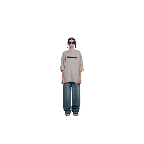Balenciaga Blurry Wide-fit T-shirt
