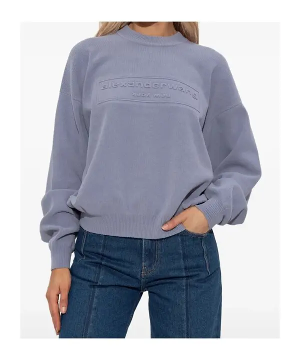 Alexander Wang Logo-embossed Jumper