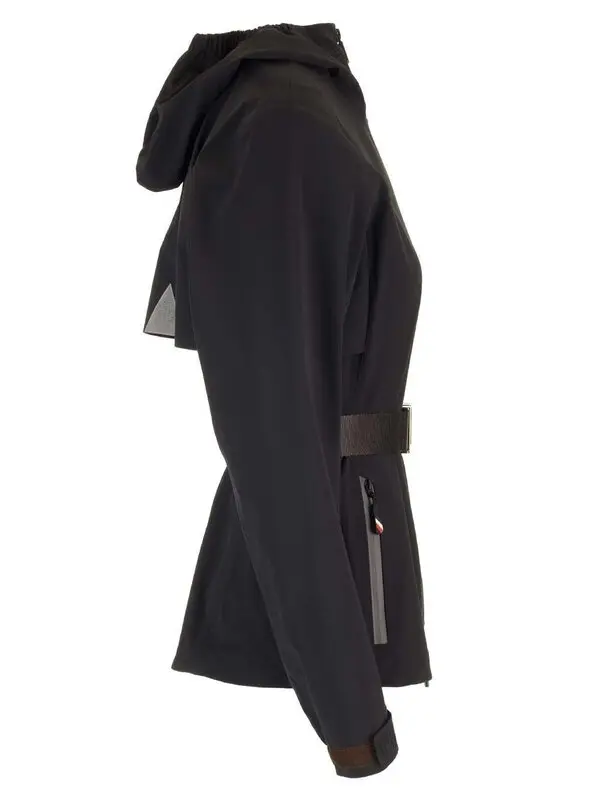 Moncler Valles Belted Hooded Jacket