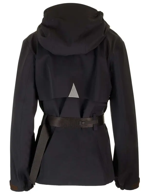 Moncler Valles Belted Hooded Jacket