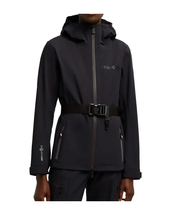 Moncler Valles Belted Hooded Jacket