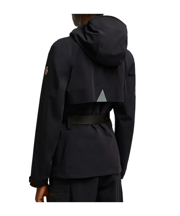 Moncler Valles Belted Hooded Jacket