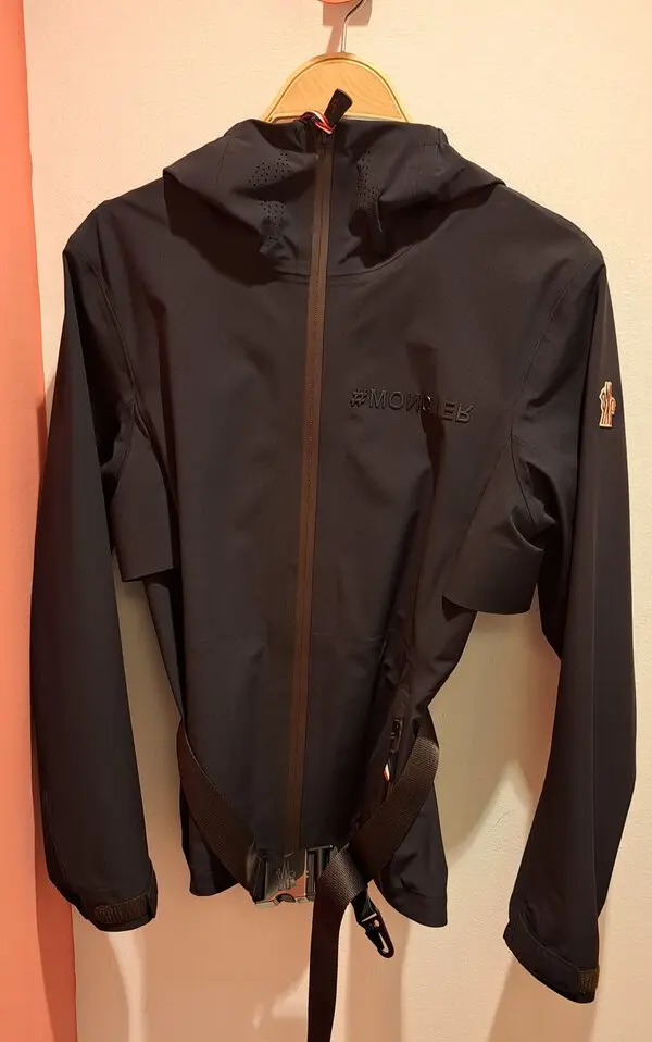 Moncler Valles Belted Hooded Jacket