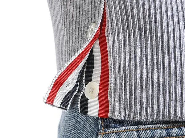 Thom Browne Floated-cable Sleeveless Polo