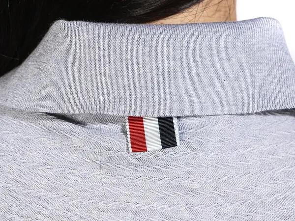 Thom Browne Floated-cable Sleeveless Polo