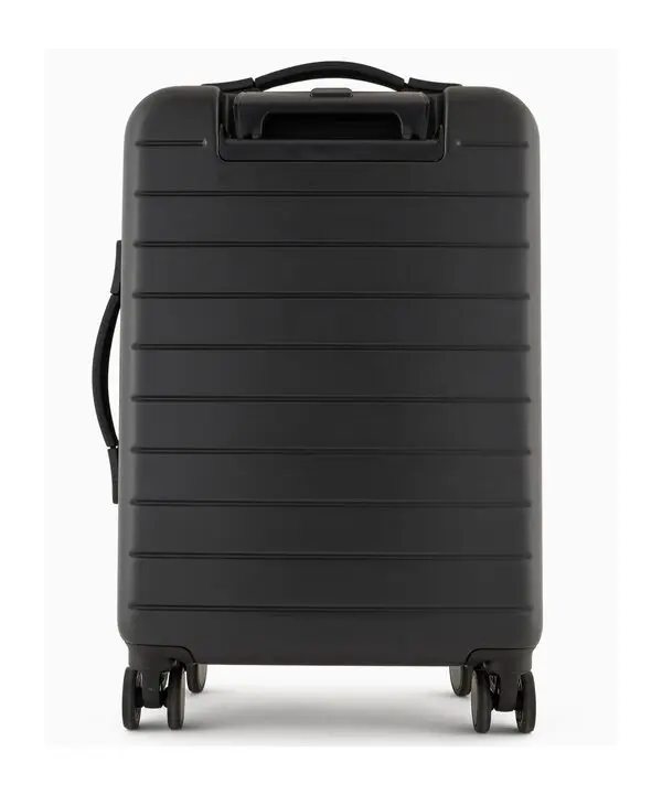 Emporio Armani Logo Plaque Zip-up Suitcase