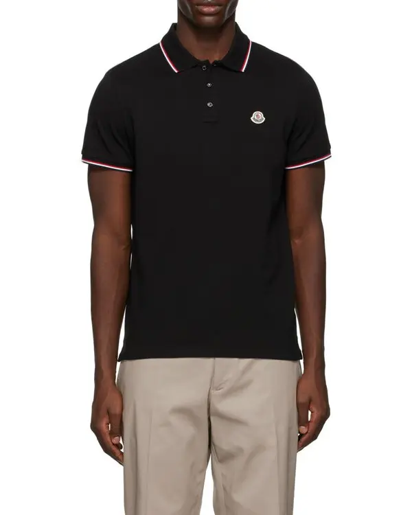Moncler Logo Patch Short-sleeved Polo Shirt