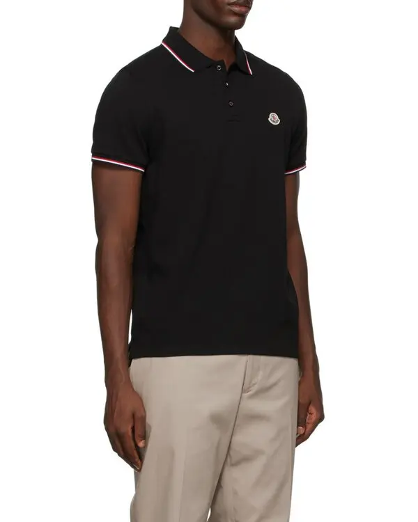 Moncler Logo Patch Short-sleeved Polo Shirt