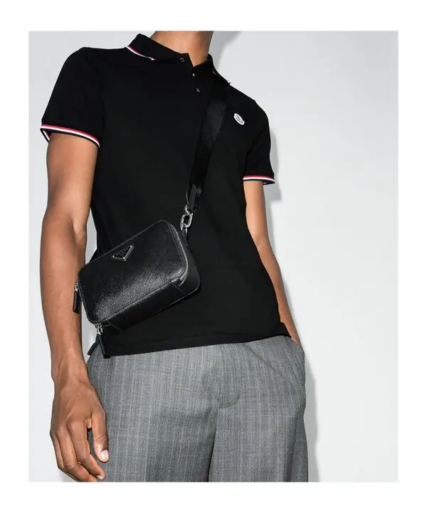 Moncler Logo Patch Short-sleeved Polo Shirt