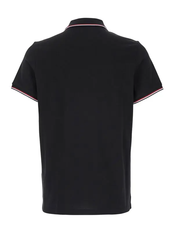 Moncler Logo Patch Short-sleeved Polo Shirt