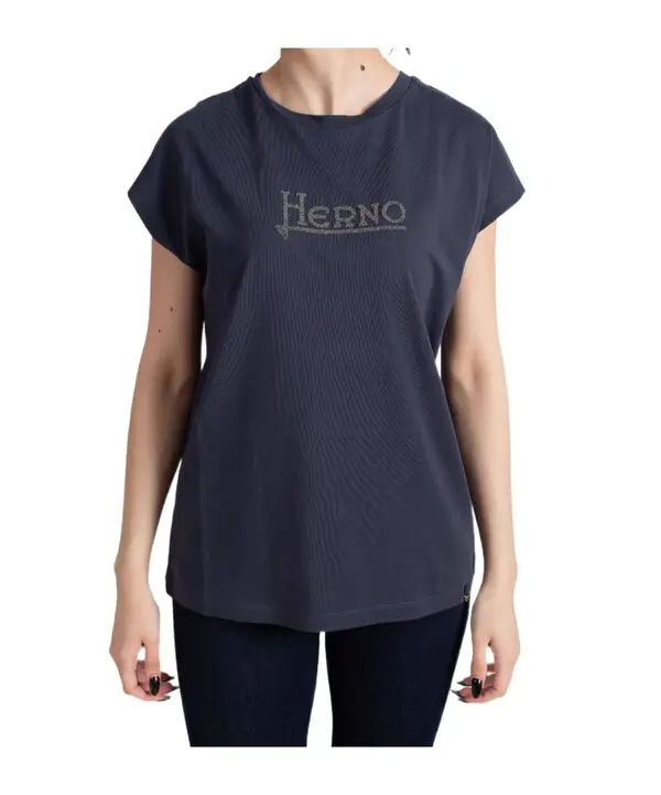 Herno Logo Embellished Crewneck T-shirt